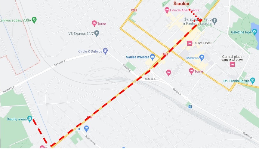 ŠIAULIAI - Kovo 11 dieną bus laikinai ribojamas eismas