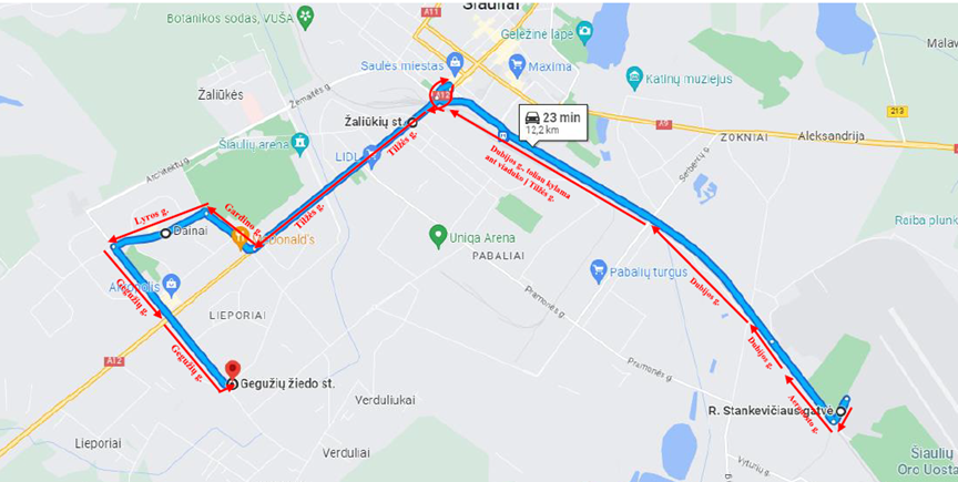 ŠIAULIAI - Specialūs autobusų maršrutai „Runway Run'23“ renginiui