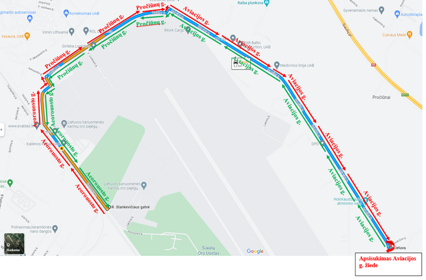 ŠIAULIAI - Specialūs autobusų maršrutai „Runway Run'23“ renginiui